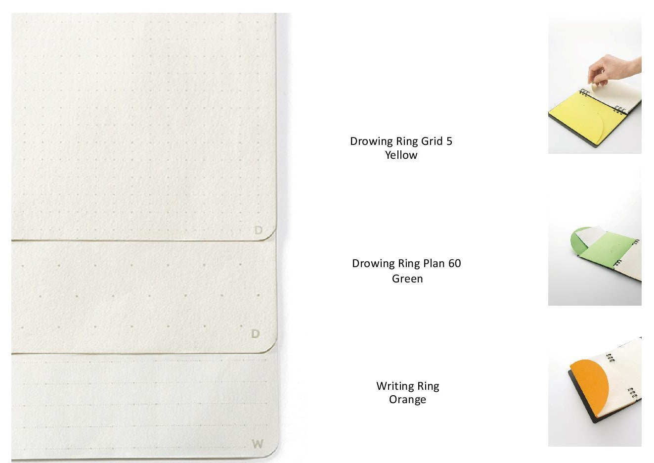 Drowing & Writing Notebook set of 3